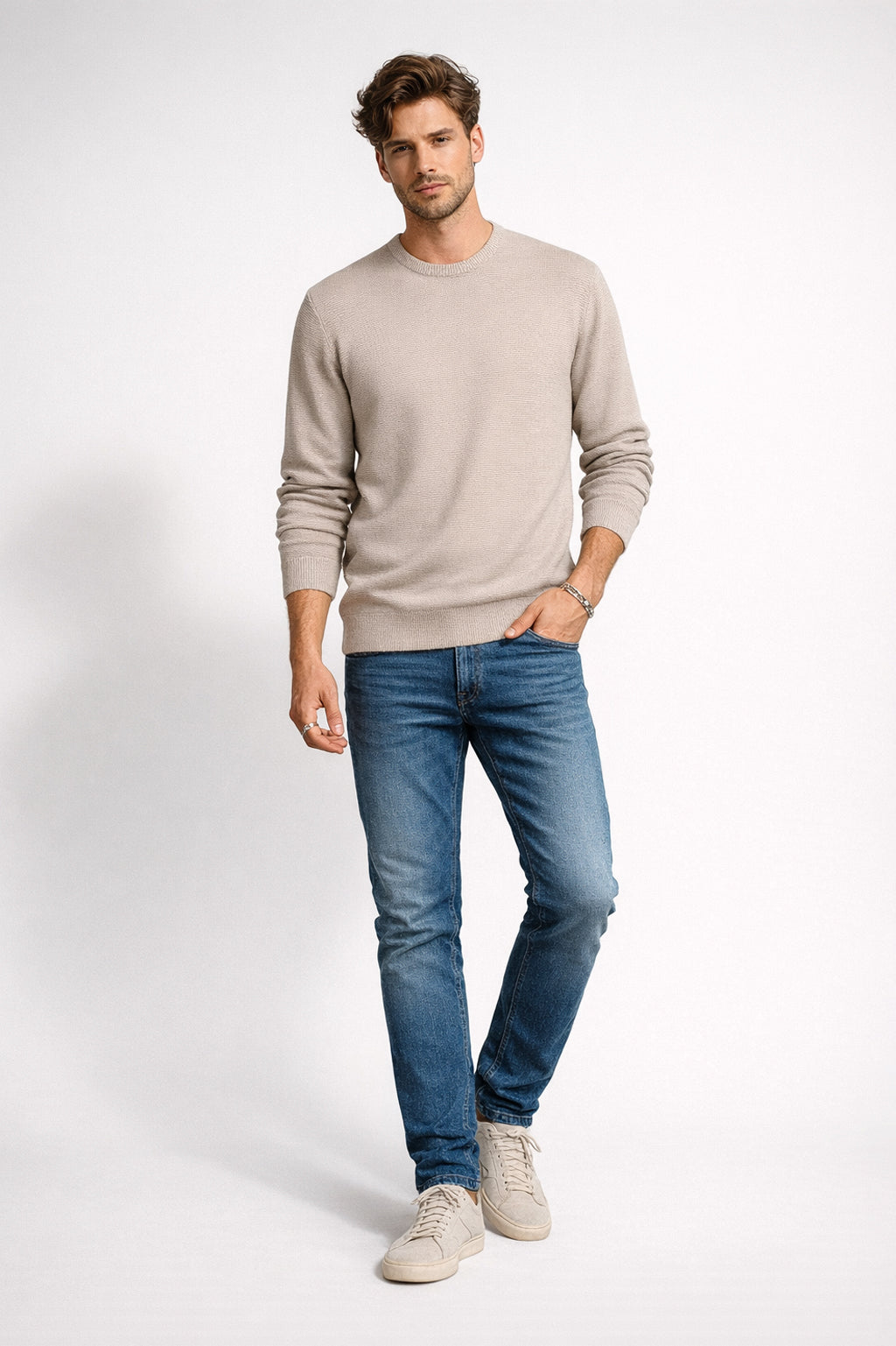 Phil Textured Sweater – LOIS JEANS